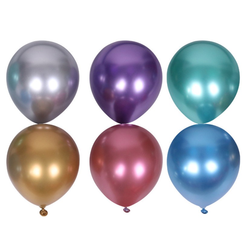 Balon Chrome Metalik 1g 5 Inci Untuk Dekorasi Pesta Ulang Tahun ...