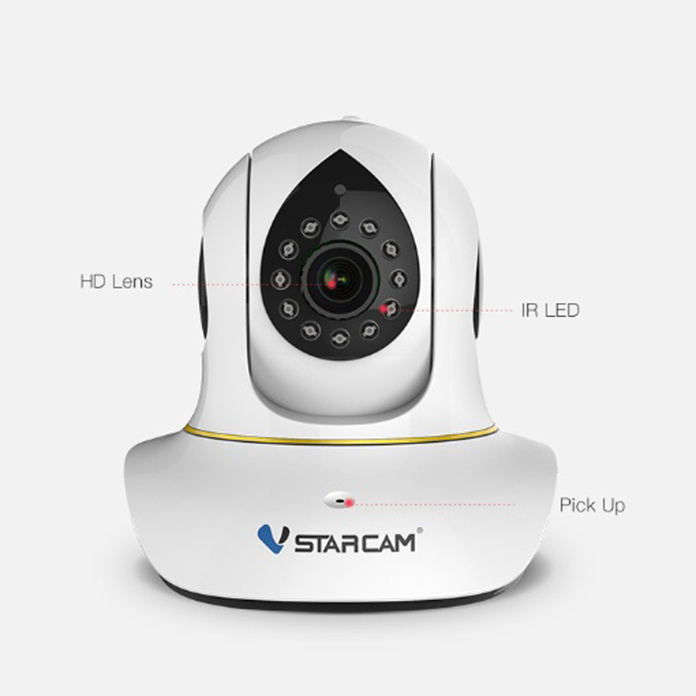 VSTARCAM HD กล้องวงจรปิด 3ล้านพิเซล มีระบบ AI Wifi IP Camera รุ่น C38S ...