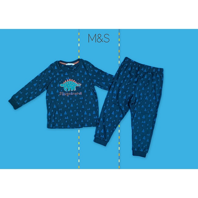2-3Y MS Dino Pyjamas Set ชุดนอน ไดโนเสาร์ - Oxford Street Kids - ThaiPick