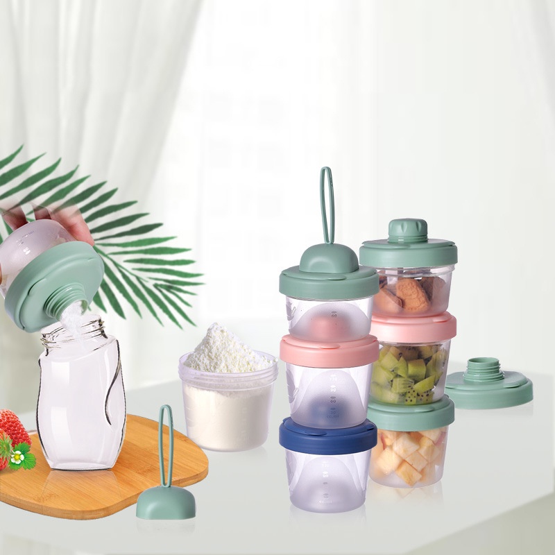 3 Layers Portable Baby Milk Powder Box Dispenser Container Breast Milk ...