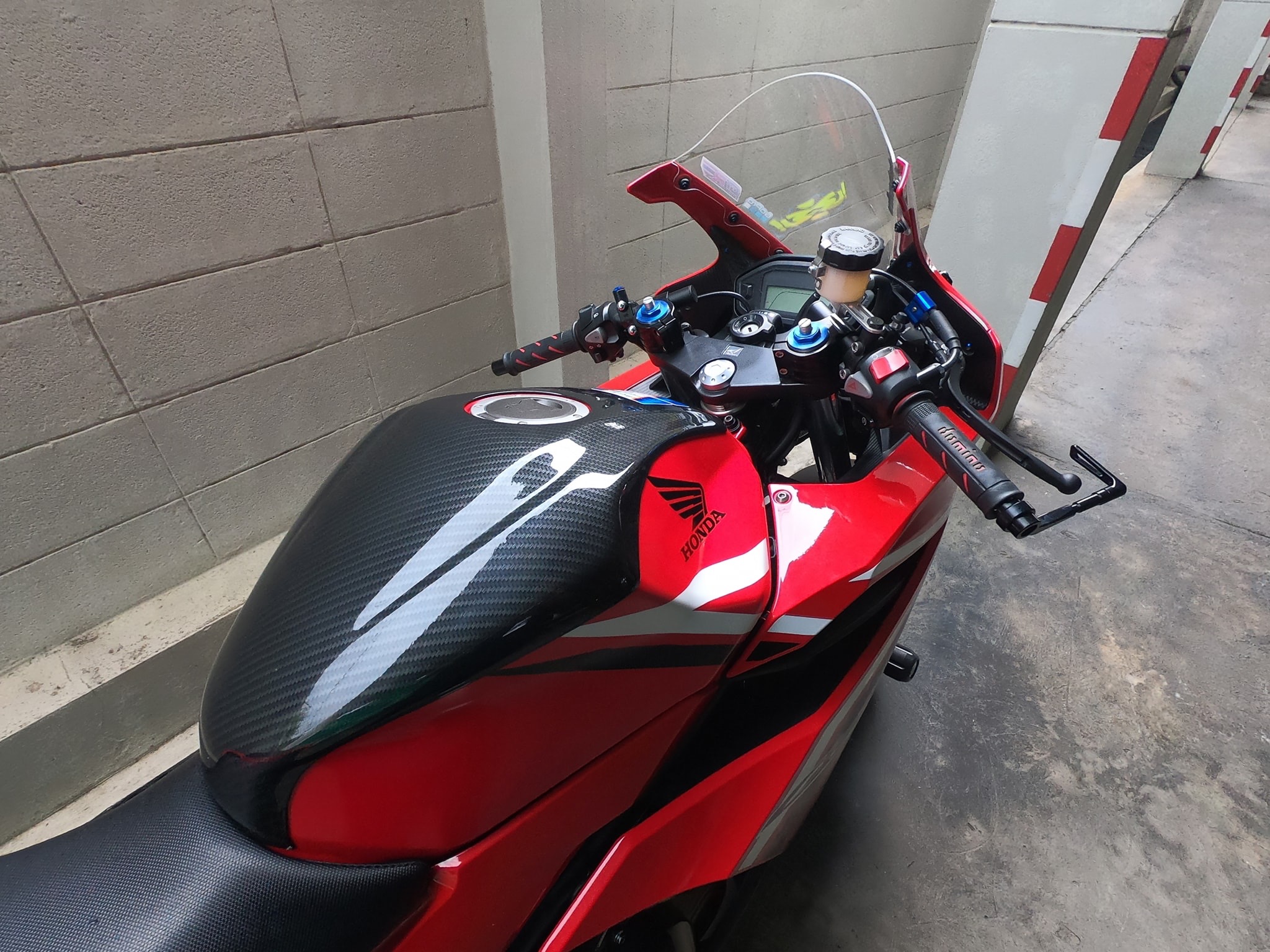 ครอบถัง Size Full การ์ดถังน้ำมัน Tank Guard Honda CBR500R CB500F ปี ...