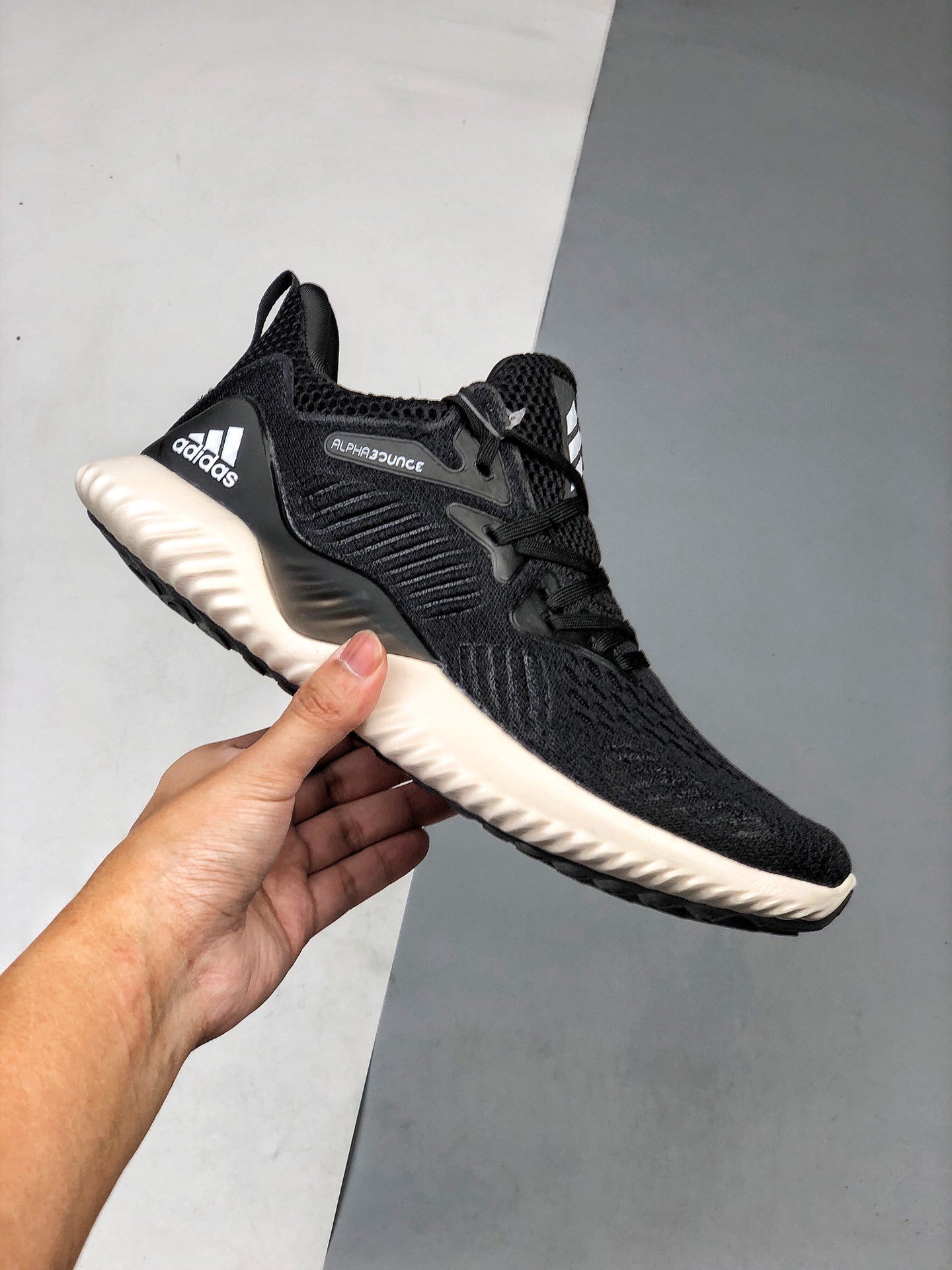 Adidas AlphaBounce HPC AMS sneakers Couple shoes High help low help ...