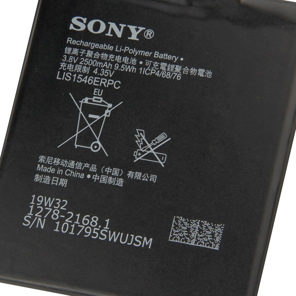 แบตเตอรี่ SONY Xperia C3 S55T S55U LIS1546ERPC 2500MAh - 3 Mobile ...