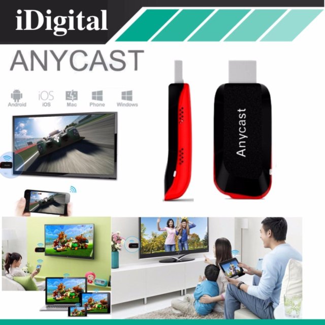 โปรโมชั่นพิเศษ Anycast M4 HDMI WIFI Display เชื่อมต่อมือถือไปทีวี ...