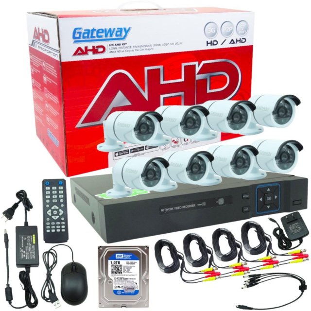 ดูราคา Gateway AHD CCTV ชุดกล้องวงจรปิด 8 กล้อง HD AHD KIT 1.3 รุ่น 668 ...