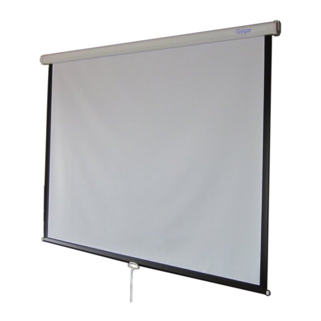 Gygar จอรับภาพโปรเจคเตอร์ 70 นิ้ว แบบแขวนมือดึง 180x180 ซม.(White) ซื้อ ...