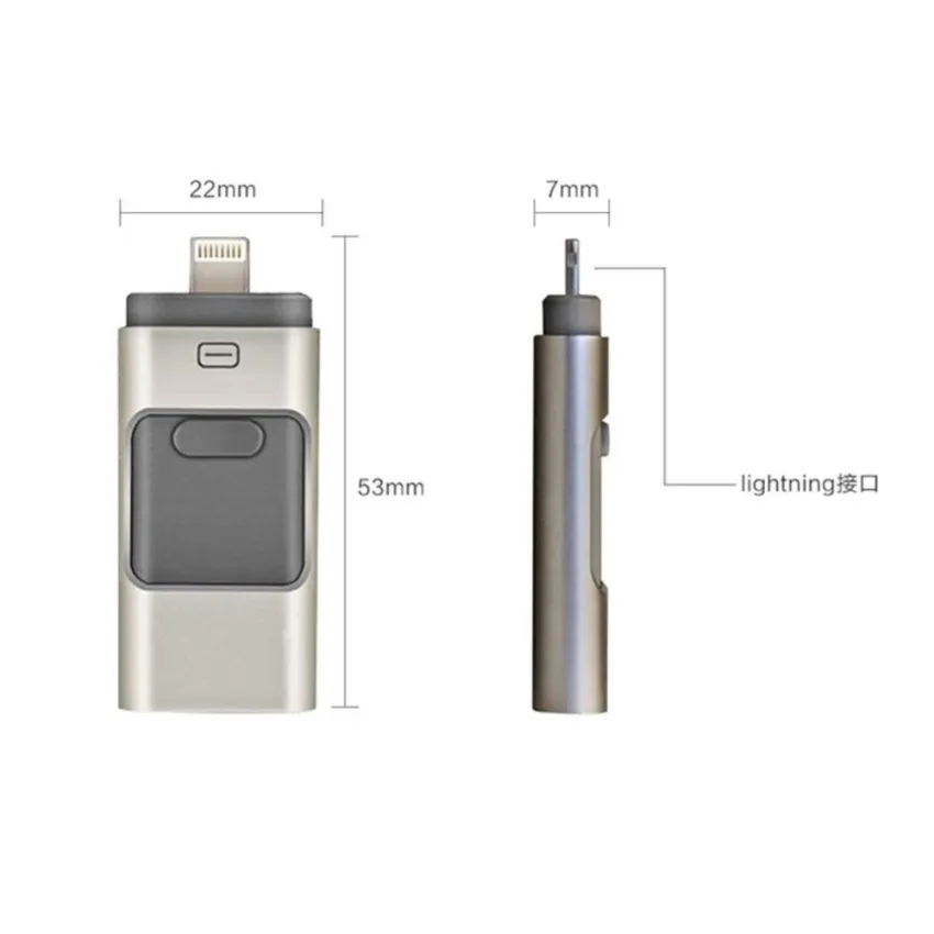i-Flash Drive HD DATA 128GB iPhone/iPad สีทอง ทอง | Thisshop