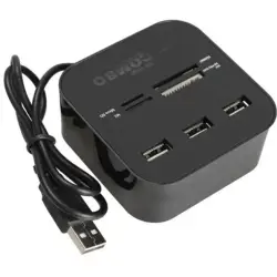 igootech 3 Ports USB 2.0 HUB All In One Multi-card Reader Card Writer Reader Combo - igootech ...