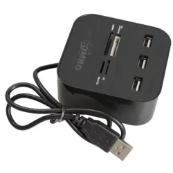 igootech 3 Ports USB 2.0 HUB All In One Multi-card Reader Card Writer Reader Combo - igootech ...