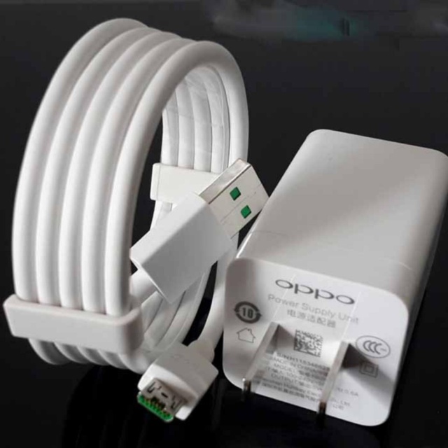 มีขาย OPPO usb cable+usb fast charger Set VOOC หัวชาร์จด่วน AK779 + สาย ...