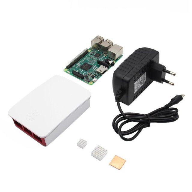 ข้อเสนอ Raspberry Pi 3 รุ่น B + กล่องอย่างเป็นทางการ + 5 โวลต์ 2.5A ...