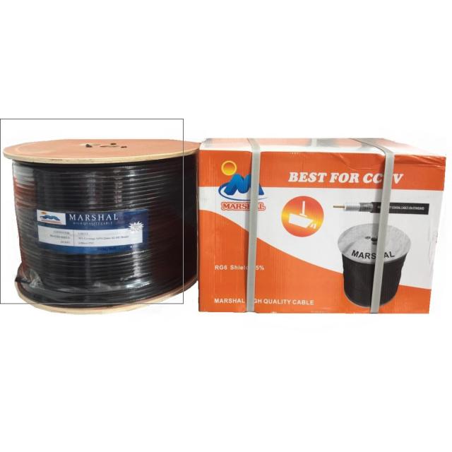 ราคาปัจจุบัน สายRG6 กล้องวงจรปิด 95% 168เส้น 500ม. สีดำ ซื้อออนไลน์