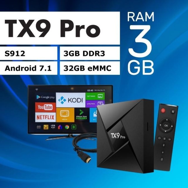 ราคาตอนนี้ ตัวท็อป สเปคเทพ Tx9 Pro Ram 3 GB ,Rom 32GB Amlogic S912 octa ...