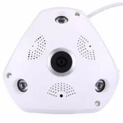 VR CAM กล้องวงจรปิดไร้สาย 3D Panoramic Camera Lens 360°(สีขาว) - Nano ...
