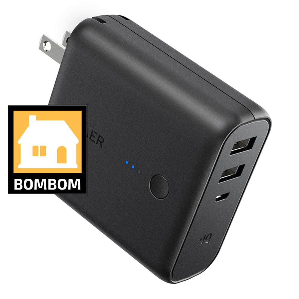 POWER BANK AND WALL CHARGER (แบตเตอรี่สำรอง) ANKER POWER CORE FUSION ...