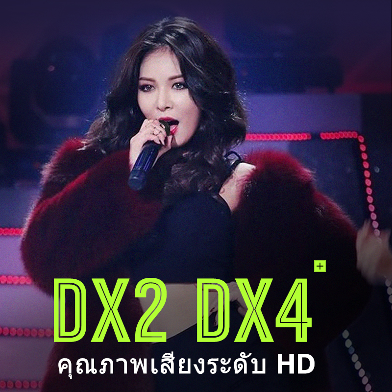 RIWORAL DX-2 DX-4 800MHZ ไมค์ลอยไร้สาย UHF ไมค์โครโฟน โลหะ ไมค์ ไมค์ลอยสลับเพียงคลิกเดียว แกน ...