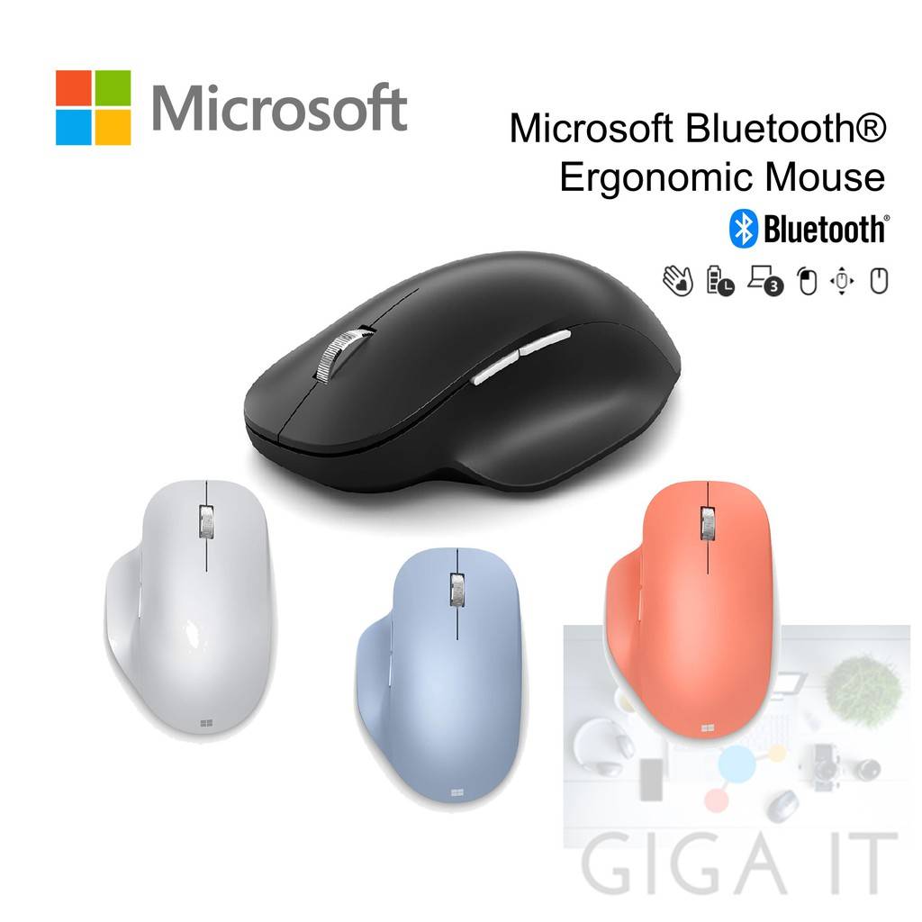 Microsoft Bluetooth® Ergonomic Mouse (Bluetooth) ประกัน Microsoft 1 ปี ...