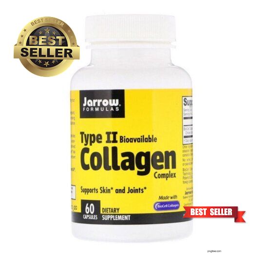 วิตามินคอลลาเจน ชนิด2 ,Jarrow Formulas, Type II Collagen 60เม็ด ข้อเข่า ...