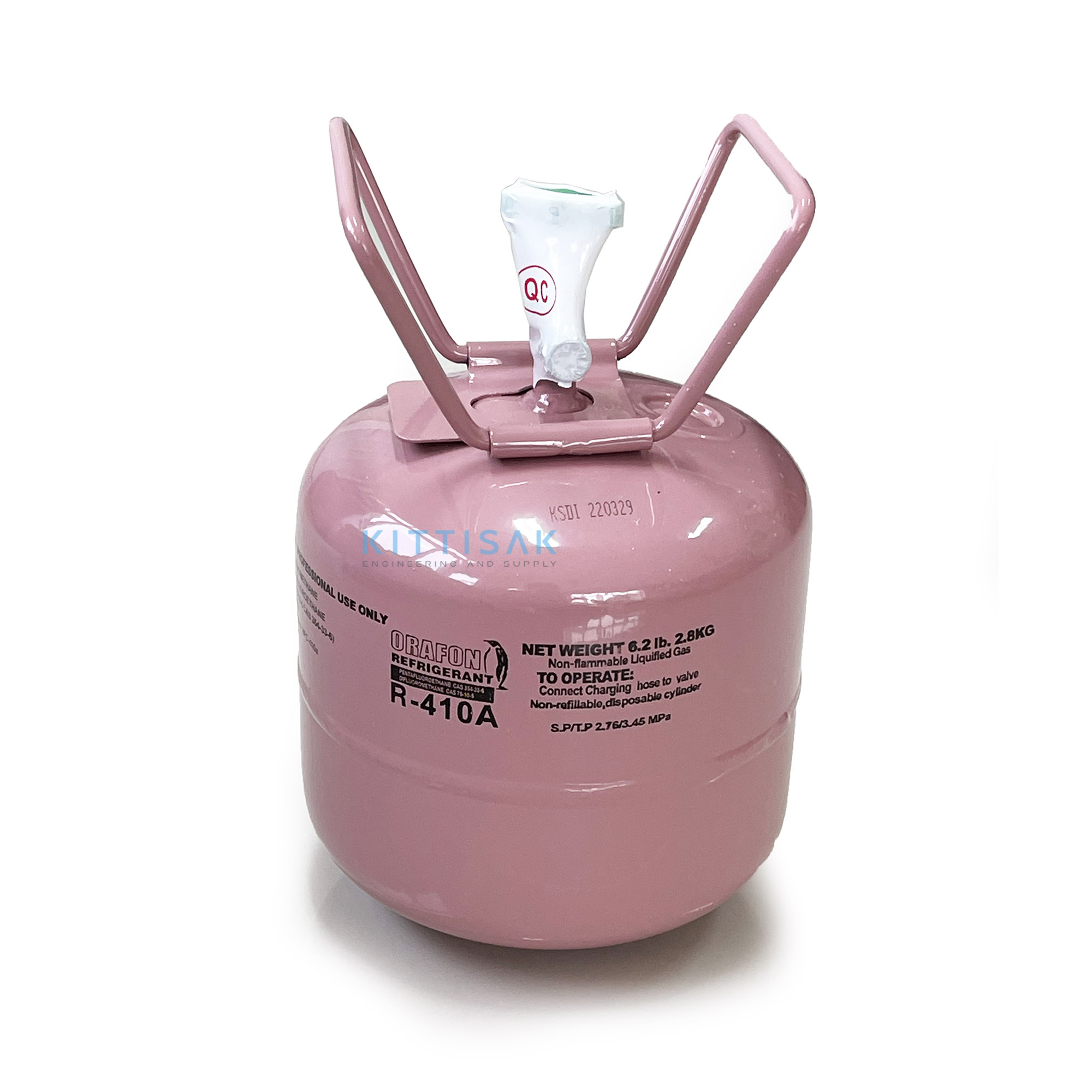 น้ำยาแอร์ R410a ยี่ห้อ ORAFON ถังพร้อมน้ำยา 2.8 กก - K I T T I S A K - ThaiPick