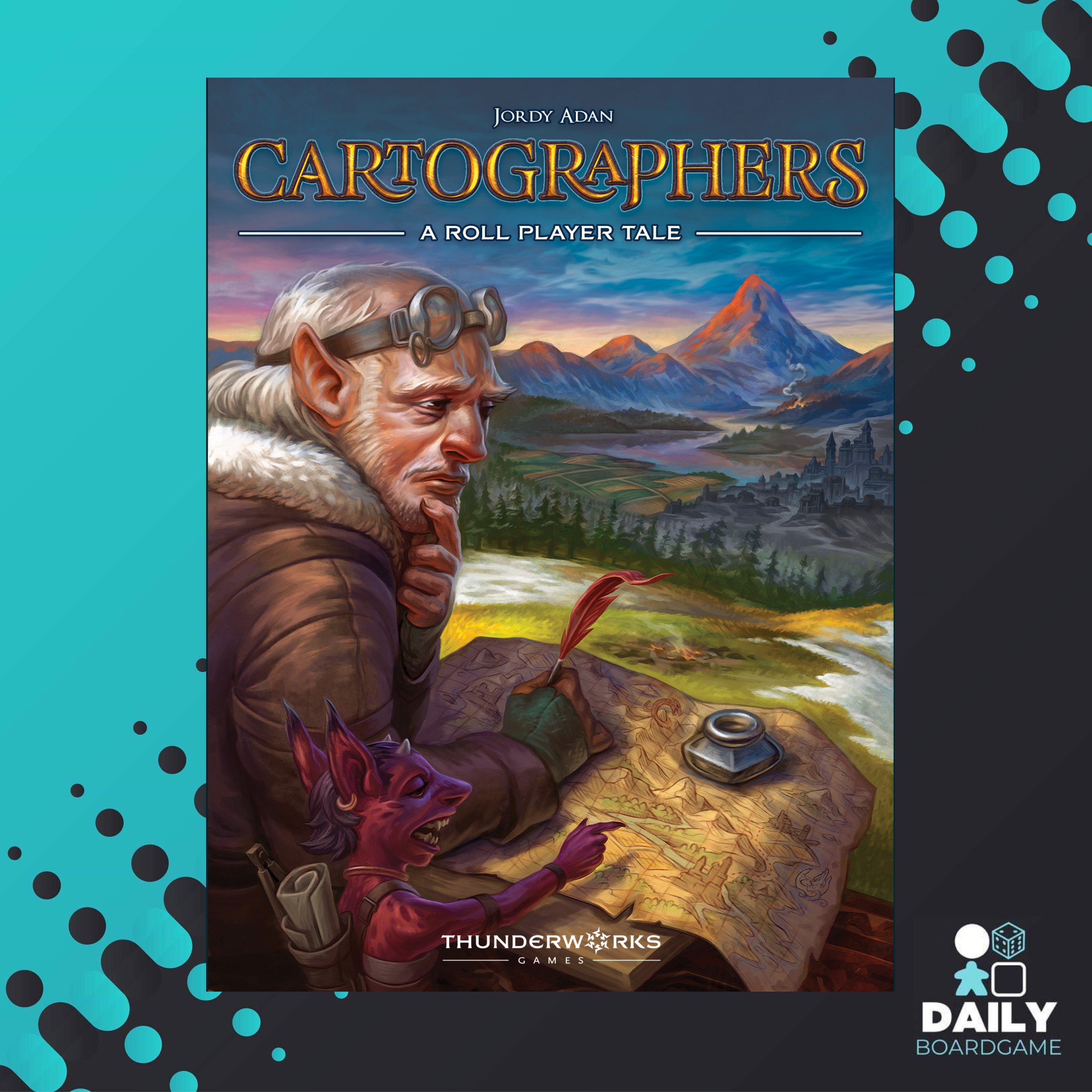 Cartographers : A Roll Player Tale [Boardgame] - Daily Boardgame - ThaiPick