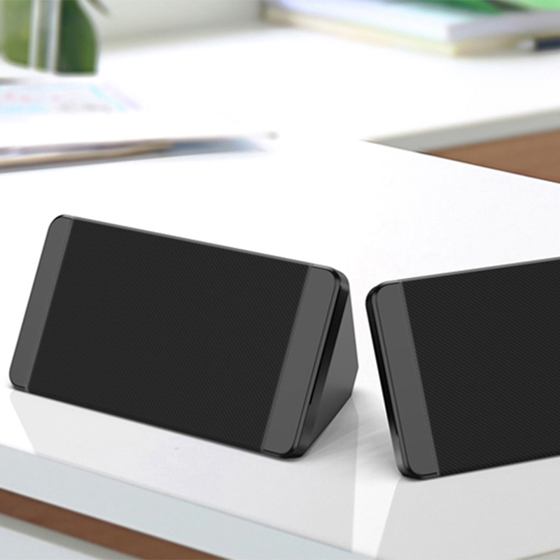 EZEEY 2PCS USB Wired Computer Speakers PC Elevation Angle Horns for ...