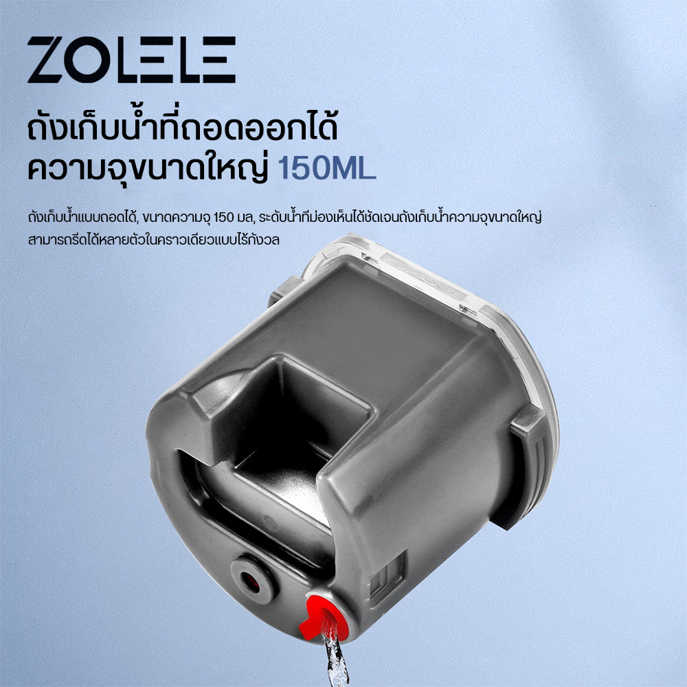 ZOLELE ZG100 Handheld Steamer Iron เตารีดไอน้ำพับเก็บได้ เตารีดไอน้ำแบบ ...
