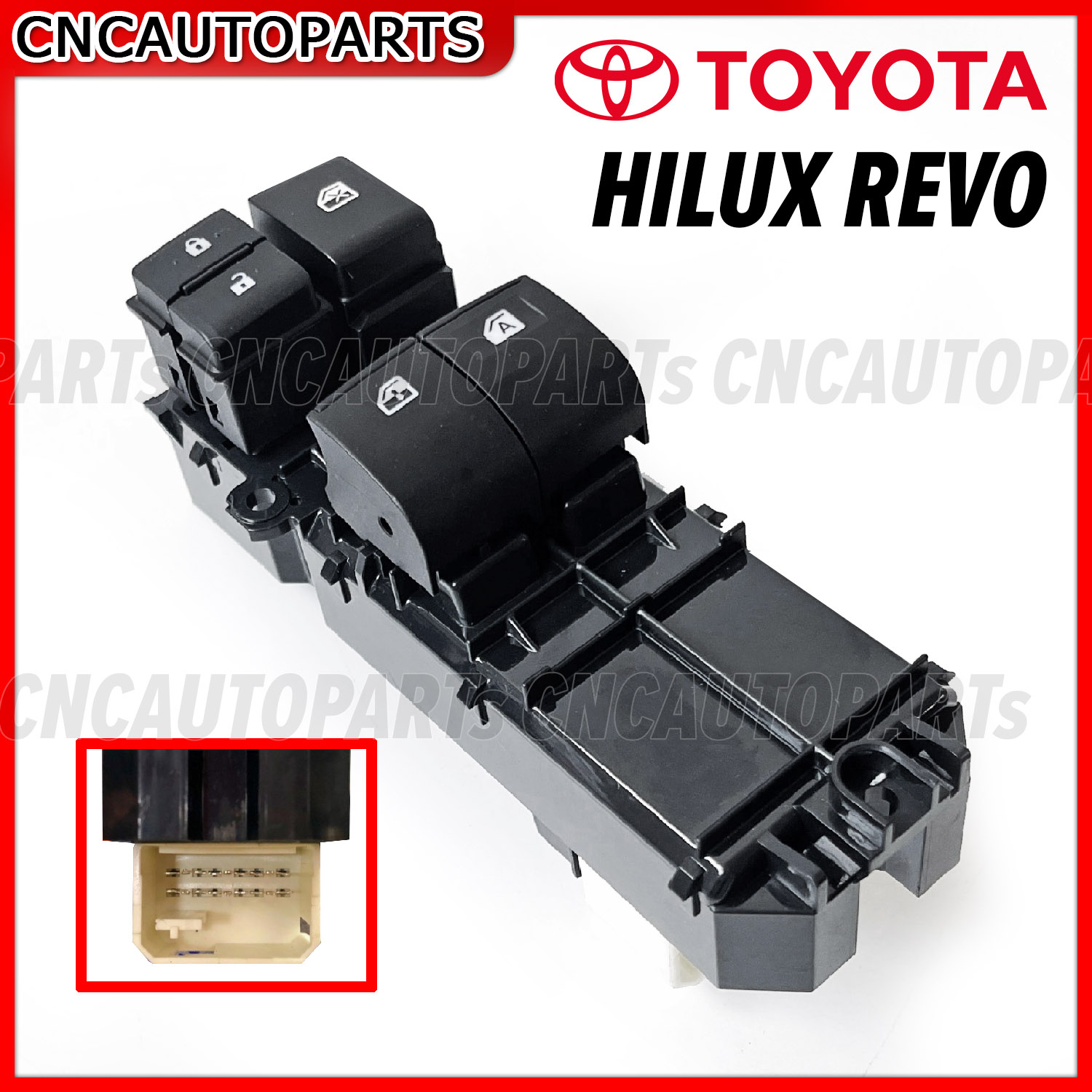 สวิตช์ยกกระจกประตู TOYOTA REVO 2ประตู ปี 2015 2016 2017 2018 2019 สวิท ...