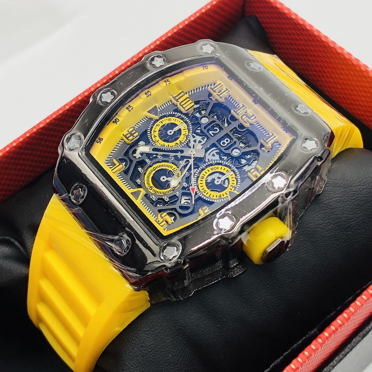 watchtime นาฬิกาข้อมือชาย แบรนด์แท้ ทรงหน้ารีชาต ราคาถูก พร้อมส่ง ...