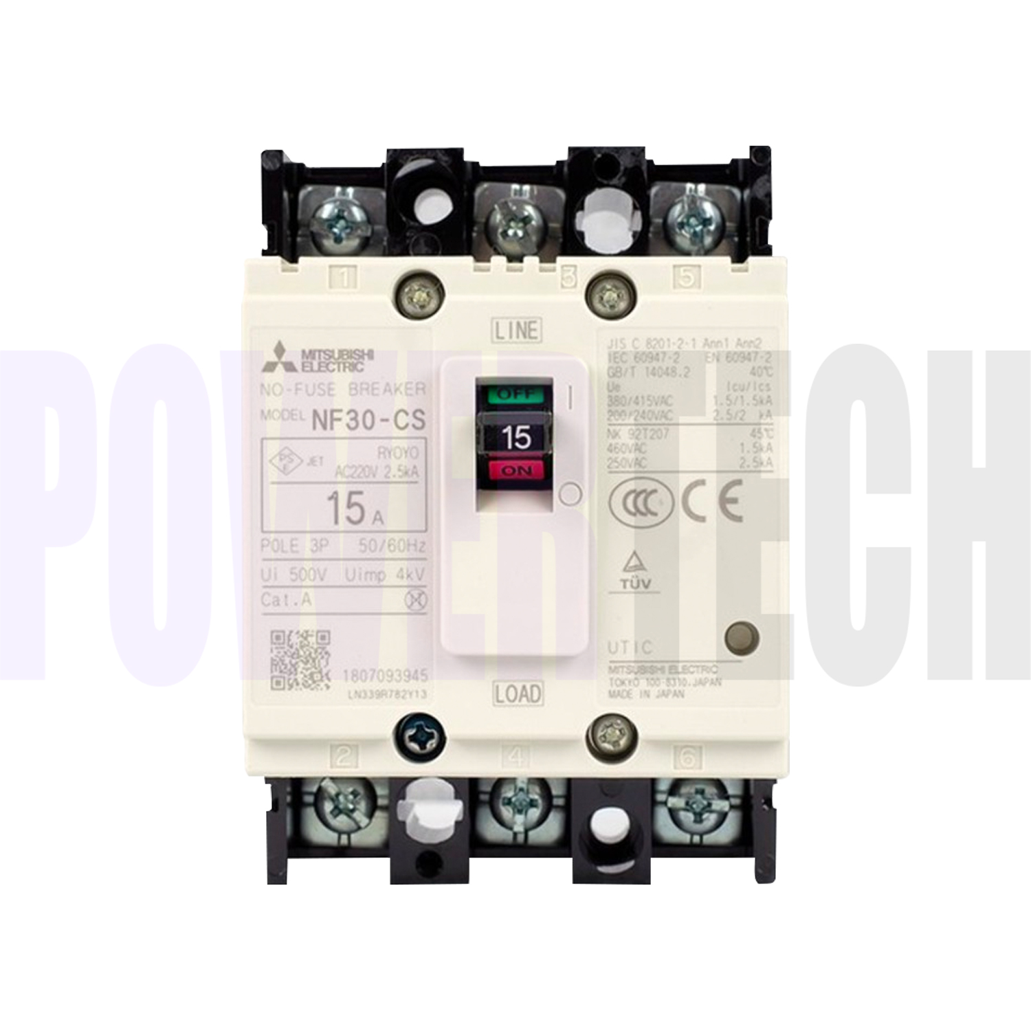 MITSUBISHI MCCB NF30 CS 3P Mitsubishi Breaker รุ่น NF30-CS 3P - Power ...