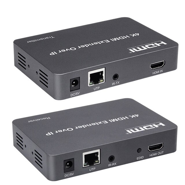 4K USB HDMI KVM Extender กว่า TCP IP 150M รองรับ HDMI Loop HDMI KVM ...