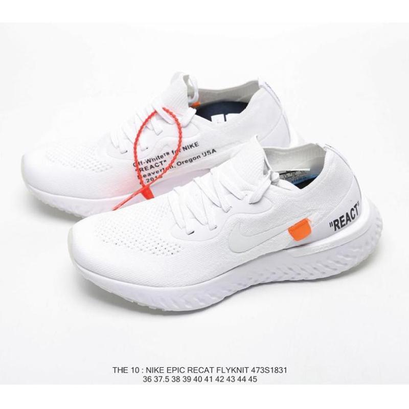 NIKE EPIC REACT FLYKNIT Mens Running Shoes Breathable Stability Support ...