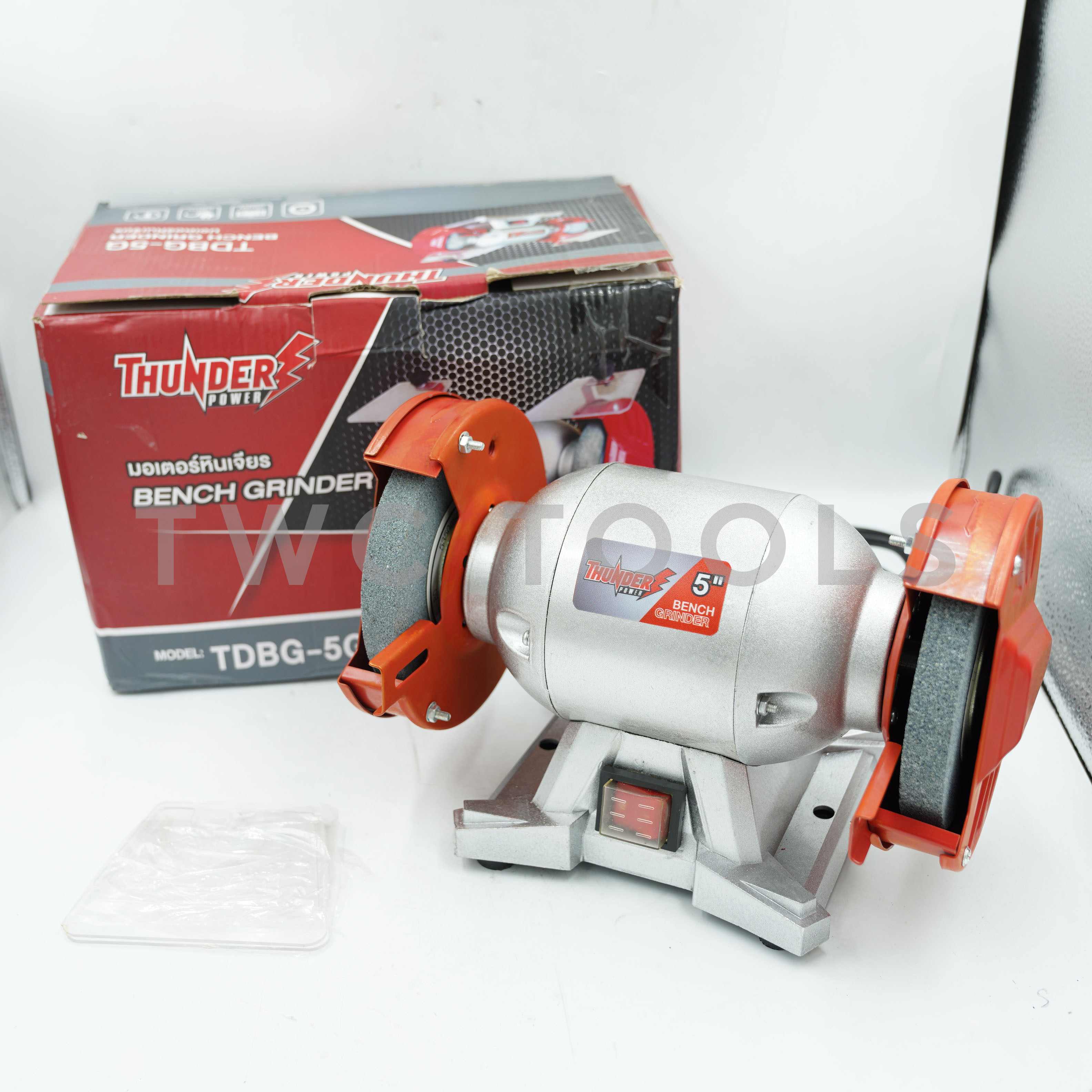 THUNDER POWER มอเตอร์หินเจียร์ TDBG-5G 5 นิ้ว 250W - TWCtools - ThaiPick