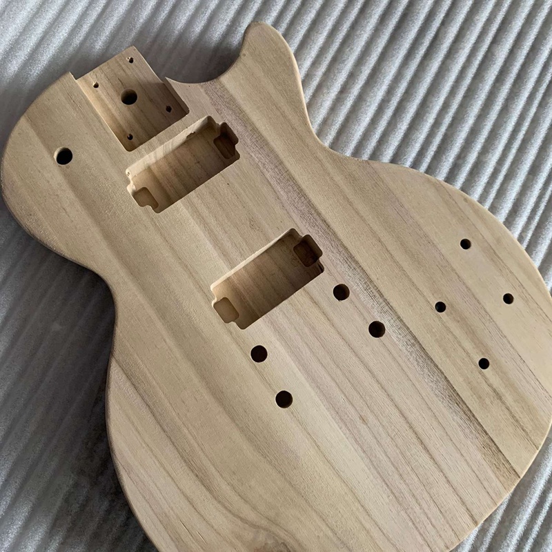 Diy Barrel Body Electric Guitar Replacemen Body Unfinished Maple Guitar ...