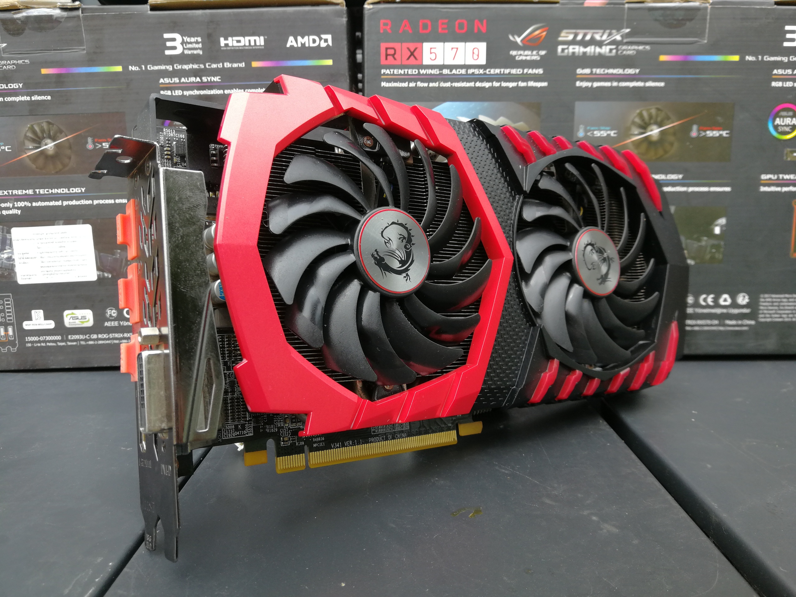 MAXCOM2 การ์ดจอ EXPEDITION RX570 OC 4GB GDDR5 ( NOBOX ) VGA 2 พัดลม ต่อไฟเพิ่ม 8 พิน 1 ช่อง ...