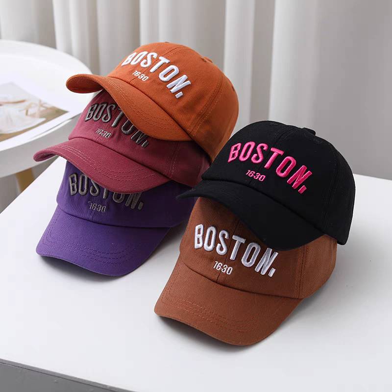 พร้อมส่ง หมวก หมวกเด็ก 6เดือน-4ปี รอบหัว49-51 cm. ปักอักษร BOSTON 1630 ...