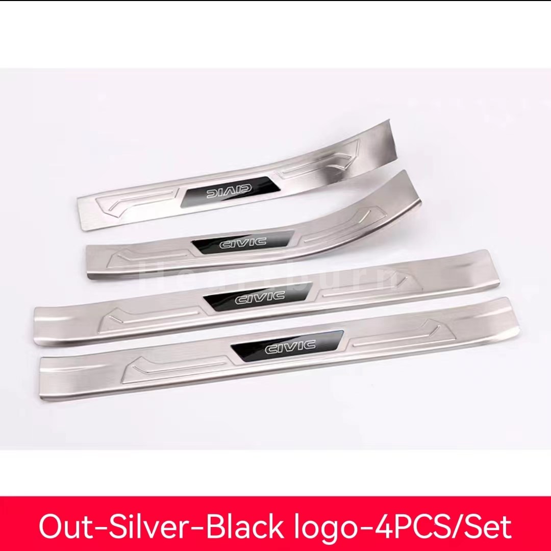 Honda 10th Gen Civic FC 2016-2021 Door Step Panel Threshold Strip Civic ...