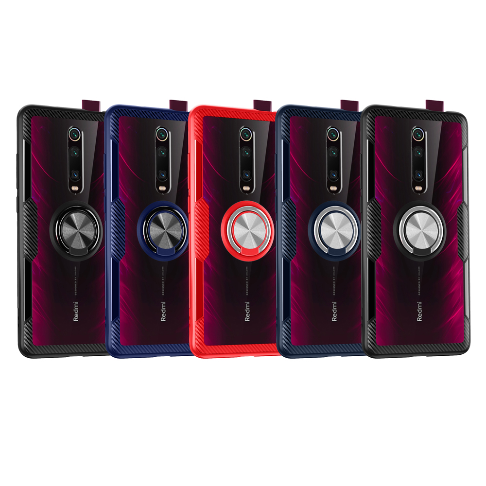 Xiaomi Redmi K20/K20 Pro/Mi 9T/9T Pro Case,EabHulie Carbon Fiber Design Clear Crystal Case with ...