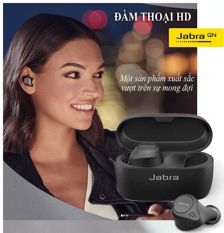 จัดส่งสินค้าจากประเทศไทยJabra Elite 75t True TWS Wireless Bluetooth Headset Waterproof Sports ...