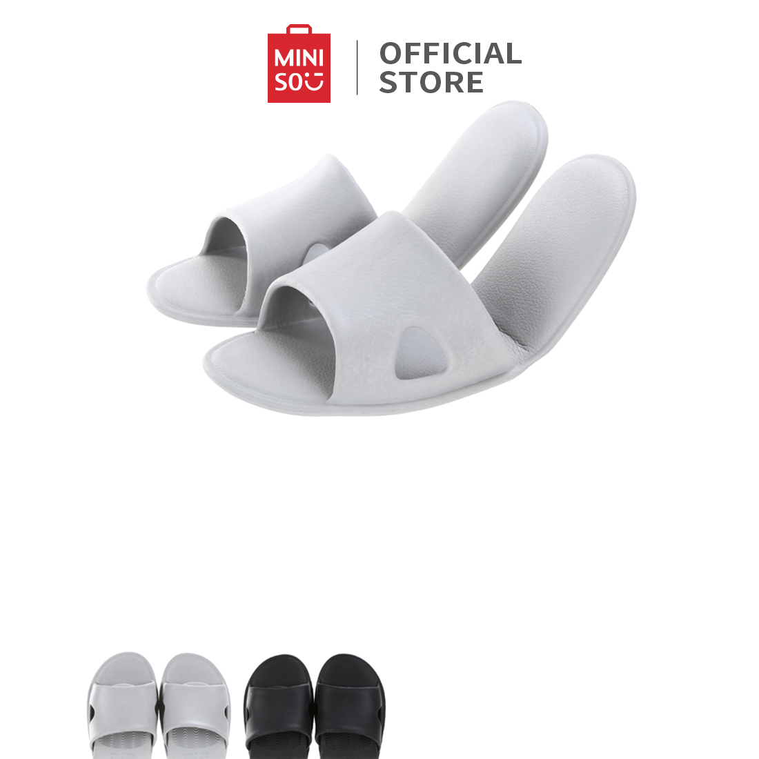 MINISO รองเท้า รองเท้าผู้ชาย รองเท้าแตะแบบพับได้ Men's Foldable ...