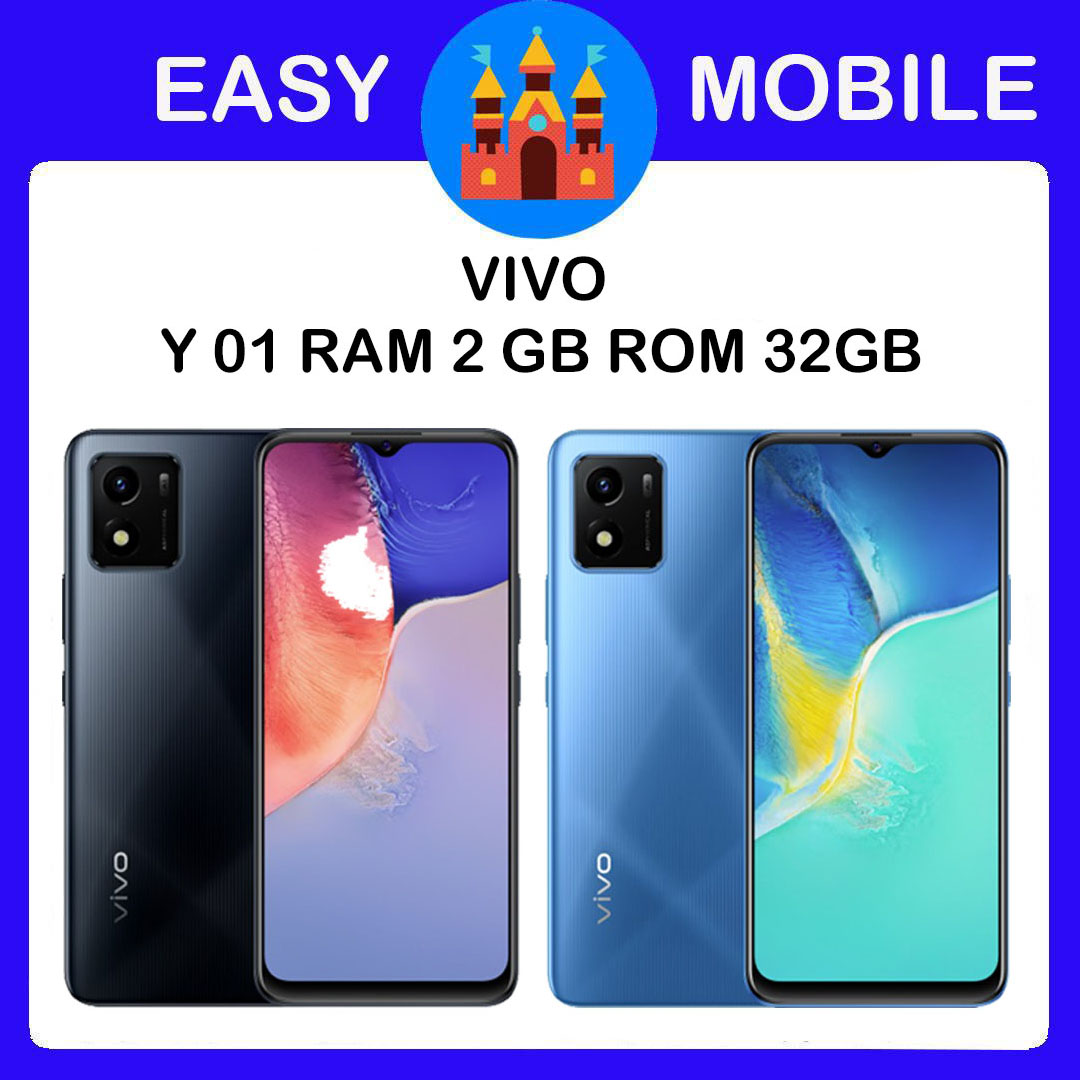 VIVO Y01 Ram 2 GB Rom 32 GB ประกันศูนย์ 1 ปี ชำระเงินปลายทางได้ - Easy Mobile - ThaiPick
