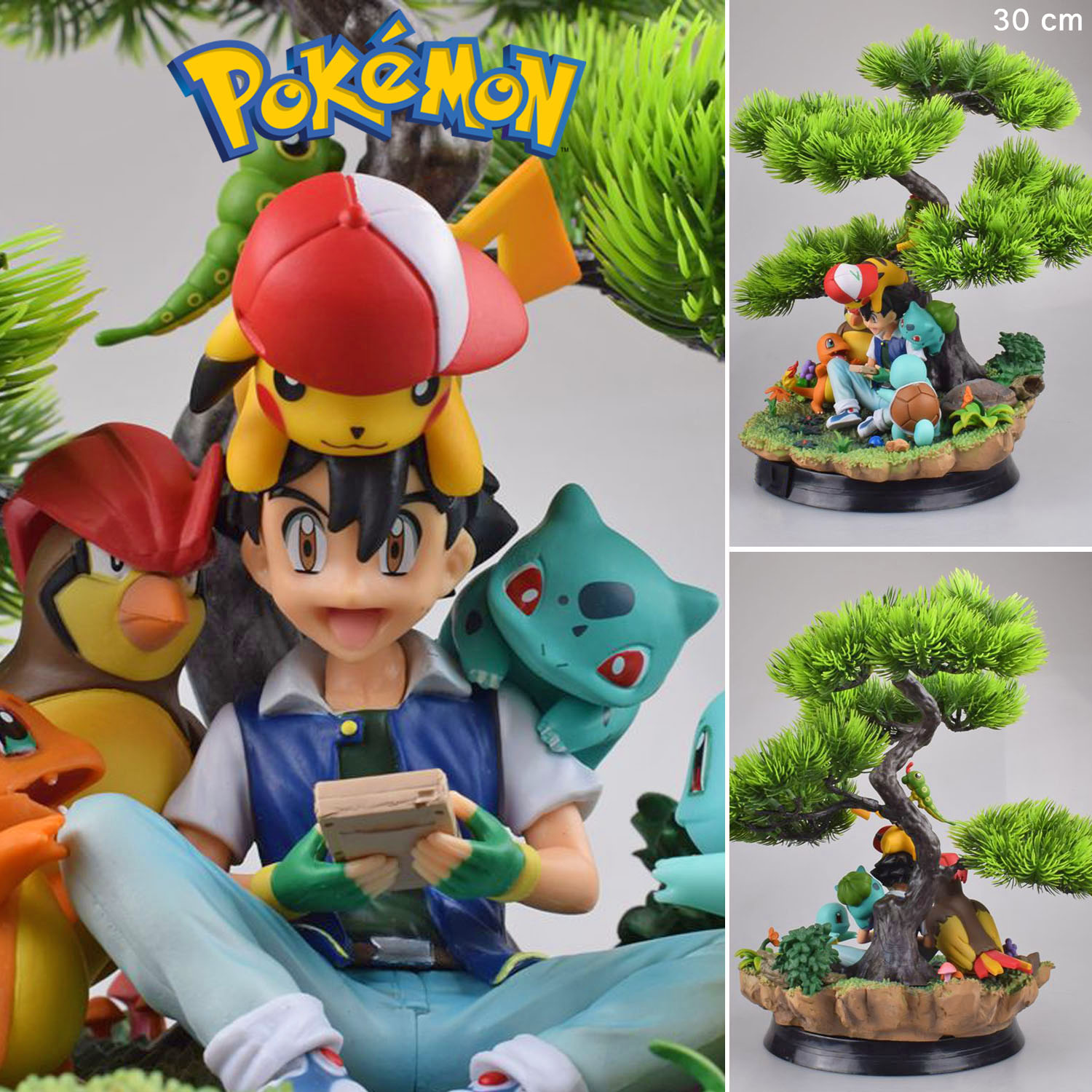 Figure ฟิกเกอร์ Pokemon Go โปเกมอน โก Pikachu พิคาชู Satoshi ซาโตชิ ...