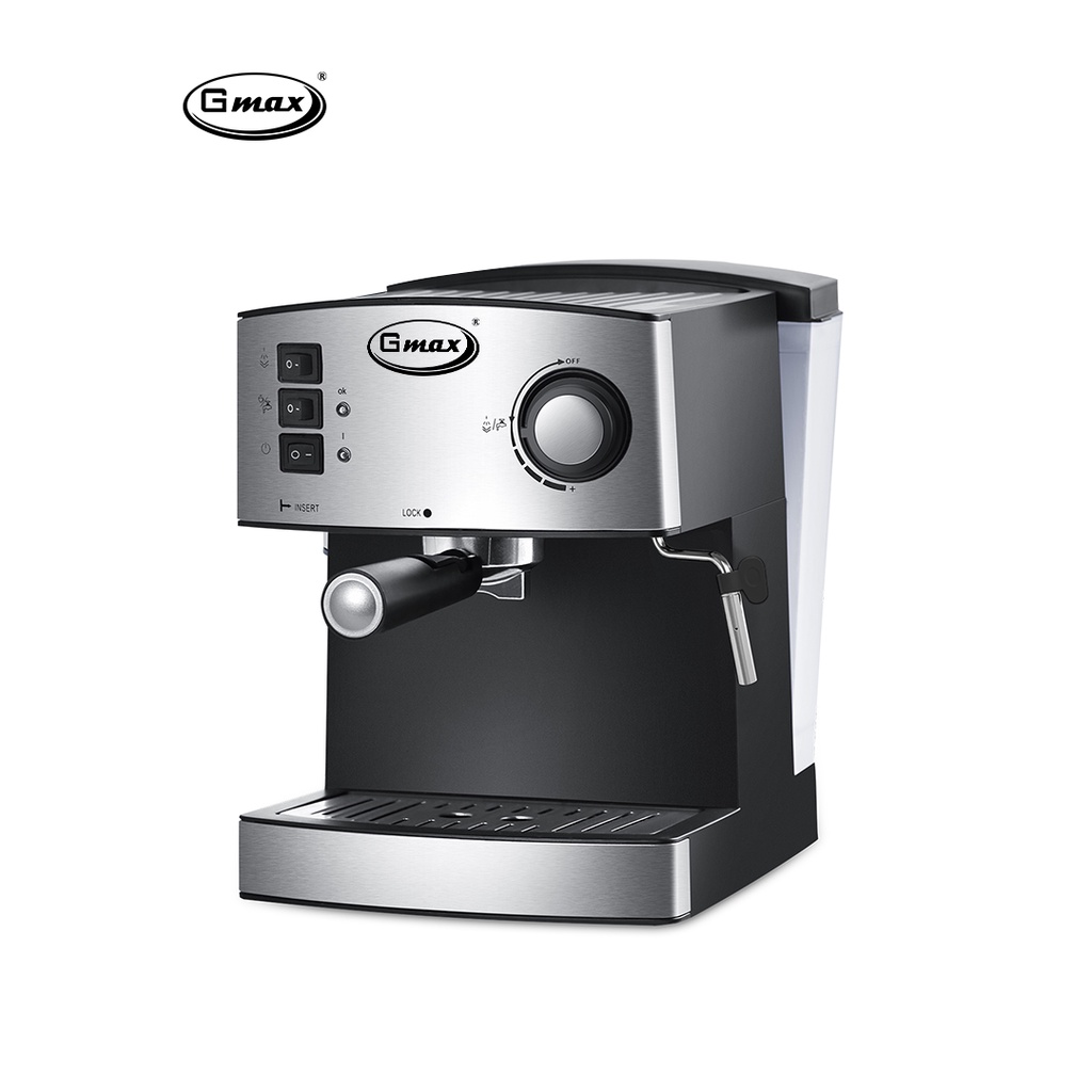 ( Pro+++ ) สุดคุ้ม Gmax เครื่องชงกาแฟสด เอสเพรสโซ่ 1.6L 15Bar Coffee ...