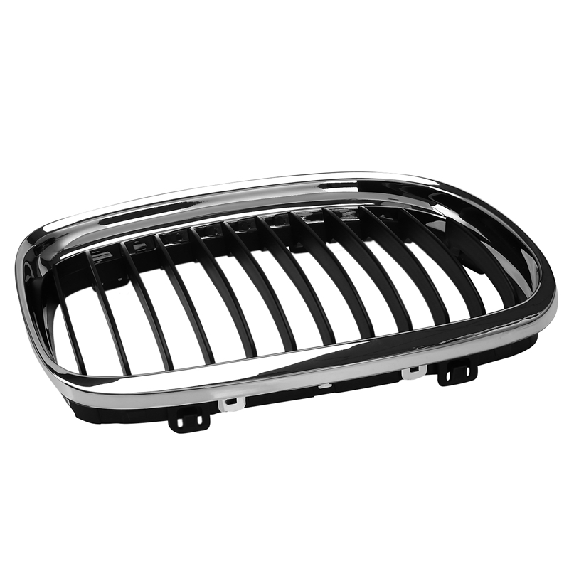 Front Silver Plating Grille Grill Fit for BMW E90 LCI Facelift 3 Series ...
