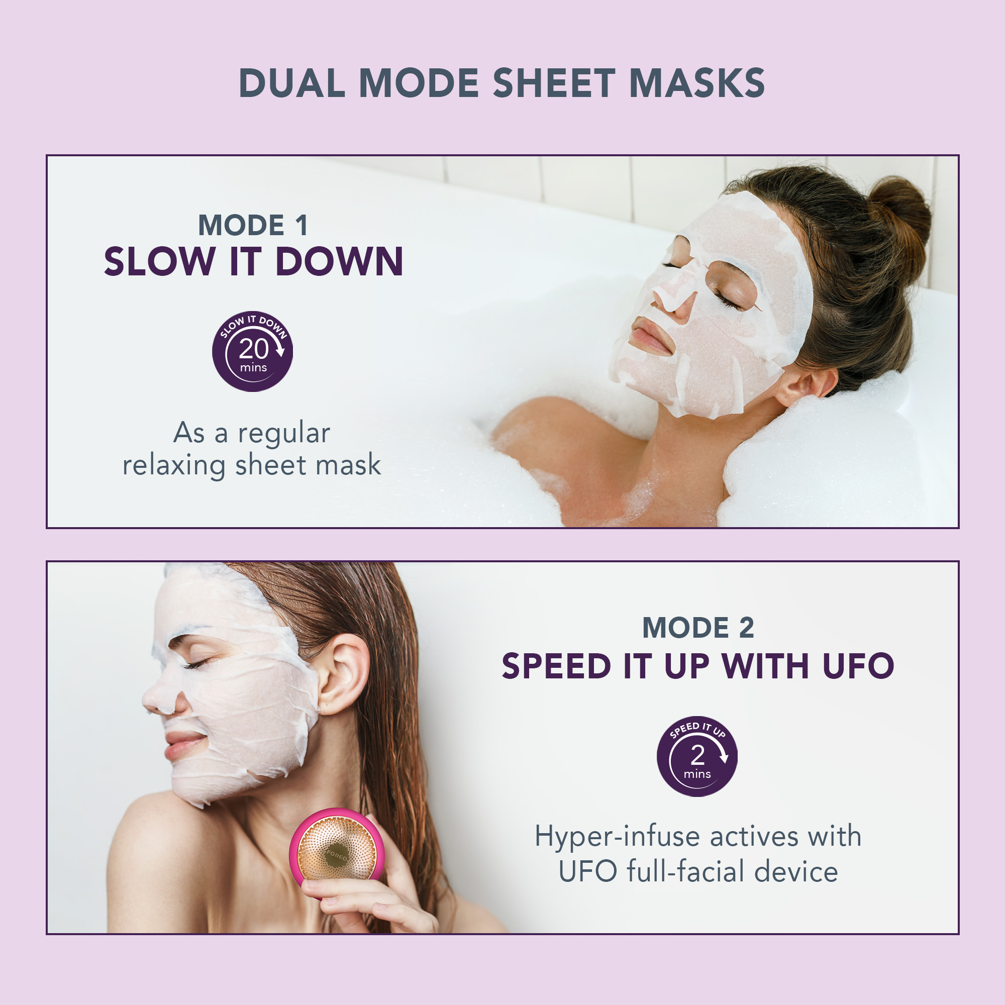 FOREO Sheet Masks Acai Berry x 3 ฟอริโอ้ ชีทมาส์ก สูตรอาคาอิ เบอร์รี่ ...