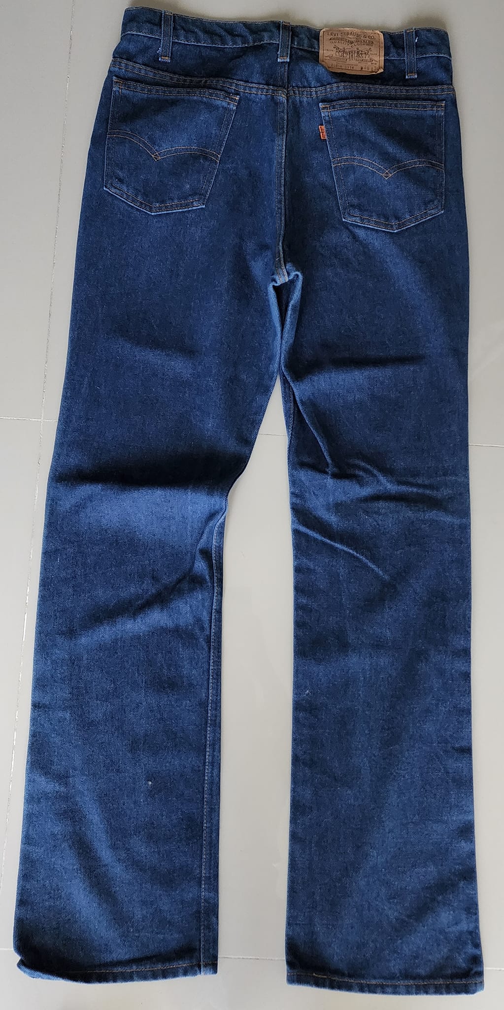 Levi's ป้ายส้ม 516-0914 U.S.A Size W33(I2477) - indigo2414 - ThaiPick