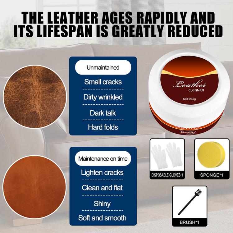 Leather Conditioner for Car Seats Anti-stain Leather Repair Cream ...