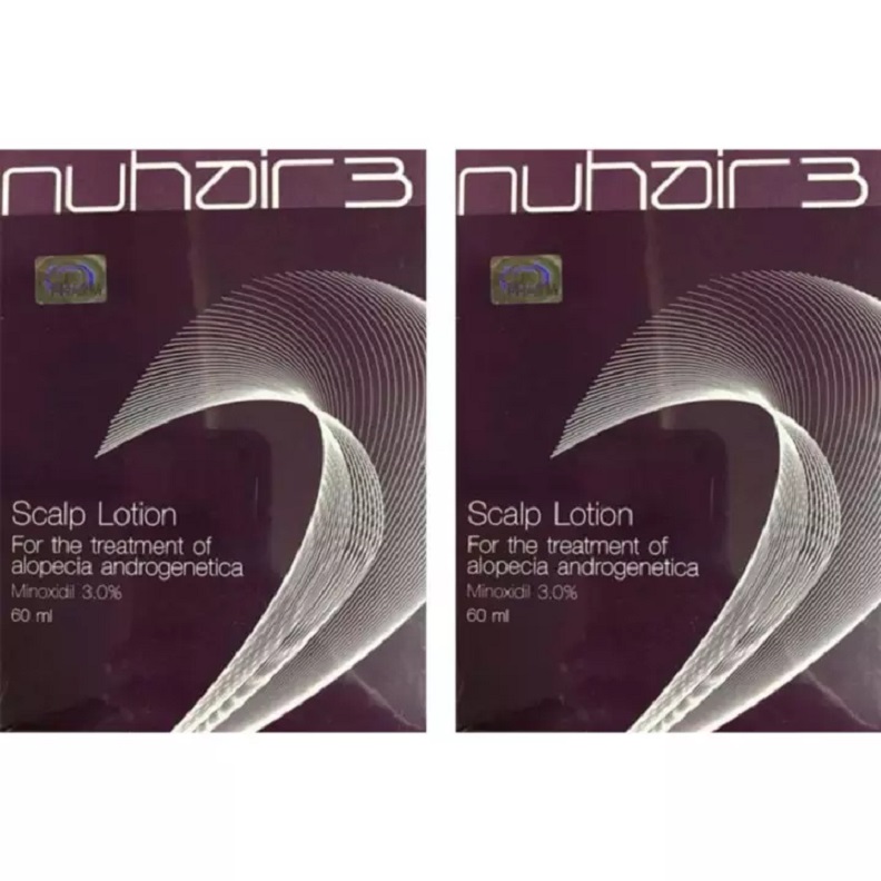 โลชั่น NUHAIR 3 นูแฮร์ 3 ขนาด 60ML x 2 กล่อง โลชั่นช่วยเรื่องผมบาง ...