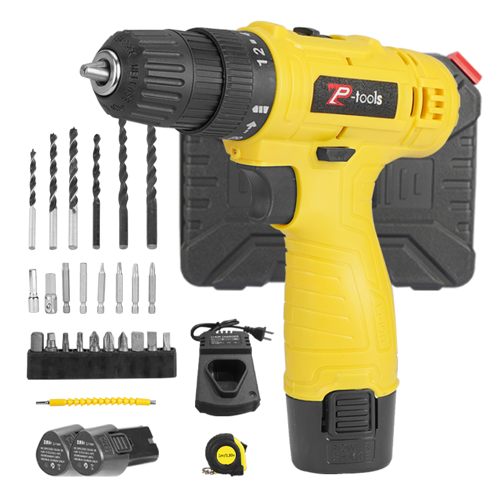 TP Tools สว่านไร้สาย สว่านแบต 28V ปรับระดับได้ 2 ระดับ ปรับสปีดได้ สำหรับเจาะไม้ เหล็ก ขันน็อตสก ...