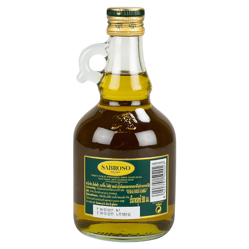 Sabroso Extra Virgin Olive Oil 500cc. - VARYS SEASONING - ThaiPick