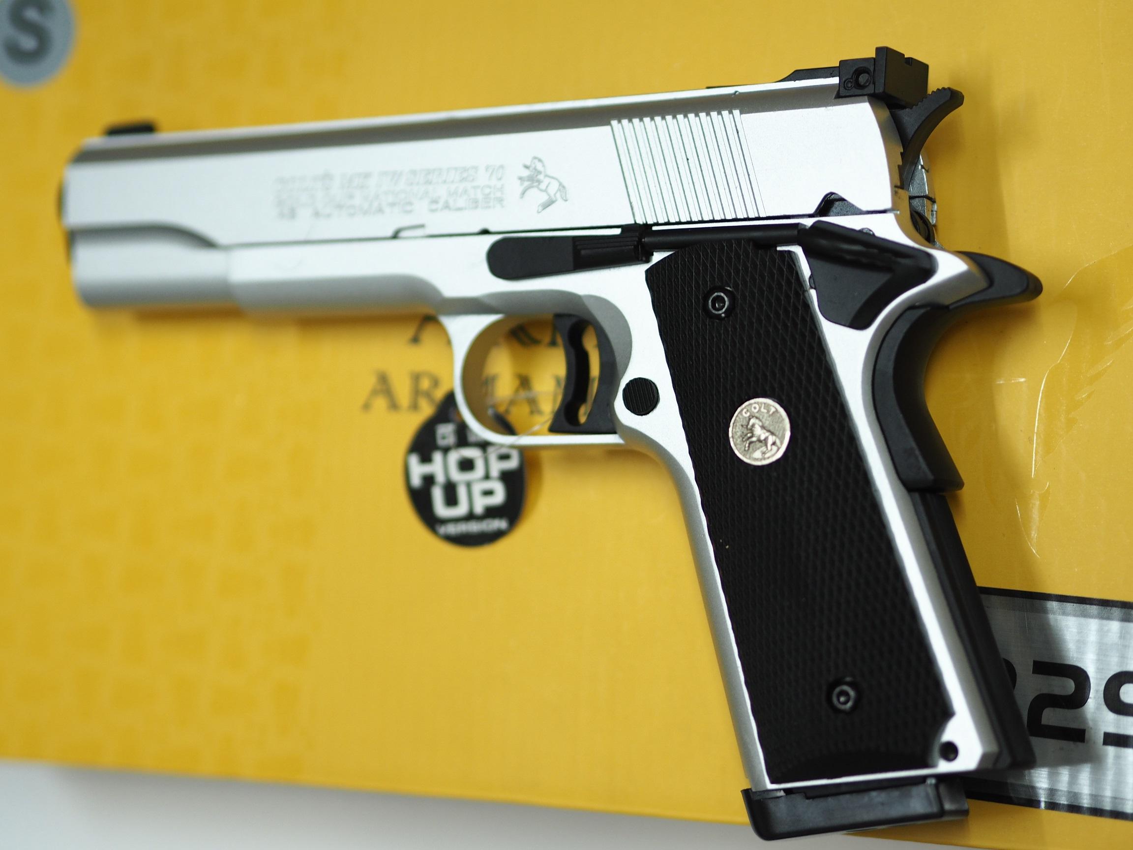 ปืนบีบีกันอัดแกส ARMY R29 สี เงิน ฟรี ลูกเซรามิค+แกส - The Best BB ...